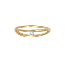 Elli DIAMONDS Damen Elli DIAMONDS Verlobungsring &raquo;Verlobung Wellen Diamant (0.06 ct.) 585 Gelbgold&laquo; gold