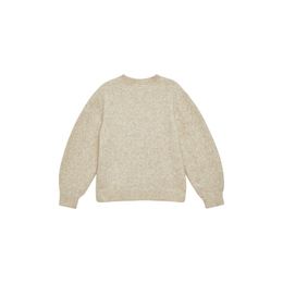 s.Oliver Junior M&auml;dchen s.Oliver Junior Strickpullover mit Katzen-Motiv beige 128/134