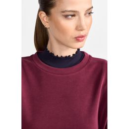 Richroyal Damen RICHROYAL Sweatshirt, aus weicher, fester, gepeachter Qualit&auml;t rot L