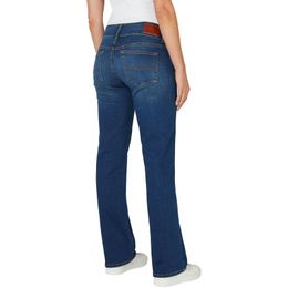 Pepe Jeans Damen &raquo;STRAIGHT JEANS LW&laquo; mit doppeltem Knopfverschluss blau 31, L&auml;nge 30