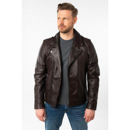 Mauritius Herren Lederjacke &raquo;MMRibano SF&laquo; mit Reverskragen L Trachtenmode