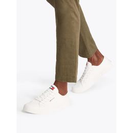 Tommy Jeans Herren Sneaker &raquo;TJM LACE UP CANVAS COLOR&laquo; , Freizeitschuh, Halbschuh, Schn&uuml;rschuh mit Logo-Aufn&auml;her an der Zunge beige 46
