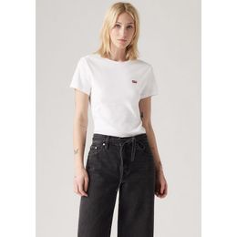 Levi's Levi's Damen T-Shirt &raquo;ESSENTIAL HM SS TEE&laquo; Taillierter Schnitt wei&szlig; M (38)