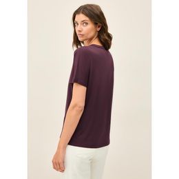 Cecil Damen T-Shirt im Tunika-Look rot XS (36)