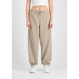 Alpha Industries Damen Jogginghose &raquo;Alpha Essentials RL Jogger W&laquo; beige L, Normalgr&ouml;&szlig;en