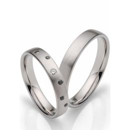 Firetti Unisex Trauring &raquo;Schmuck Geschenk Hochzeit Ehering "LIEBE"&laquo; Made in Germany, wahlweise mit oder ohne Brillanten silber