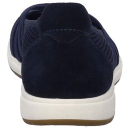 Josef Seibel Damen Riemchenballerina &raquo;Caren 67&laquo; Slipper, Sneaker, Schlupfschuh mit Leder Einsatz an der Ferse blau 36