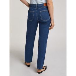 Tommy Hilfiger Damen Straight-Jeans &raquo;CLASSIC STRAIGHT RW&laquo; mit Logo-Badge, in Kn&ouml;chell&auml;nge blau 25, L&auml;nge 30