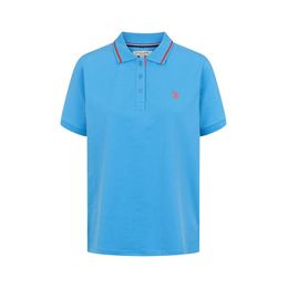 U.S. Polo Assn. Shirt 'Holly' Damen Größe XS himmelblau / orangerot