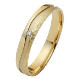 Firetti Kinder Trauring &raquo;Schmuck Geschenk Gold 750 Hochzeit Ehering "LIEBE"&laquo; Made in Germany, wahlweise mit oder ohne Brillant gold