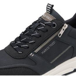 Marco Tozzi Herren Marco Tozzi Keilsneaker , Freizeitschuh, Halbschuh, Schn&uuml;rschuh mit praktischem Rei&szlig;verschluss blau 44