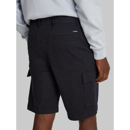 Calvin Klein Herren Cargoshorts &raquo;MODERN TWILL CARGO SHORT&laquo; mit Logo-Patch schwarz 35, N-Gr