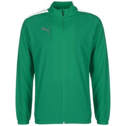 Puma Trainingsjacke 'TeamLiga' Herren Gr&ouml;&szlig;e L grau / gr&uuml;n / wei&szlig;