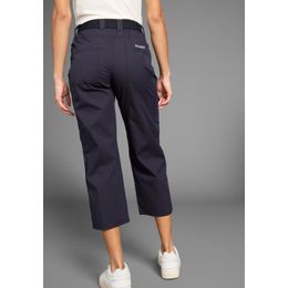 Kangaroos Damen Kangaroos Caprihose mit seitlich aufgesetzten Taschen blau 32, N-Gr