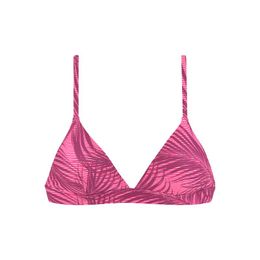 active by Lascana Lascana Active Damen LASCANA ACTIVE Triangel-Bikini-Top &raquo;Coal&laquo; in Bralette-Form rot 32, Cup A/B