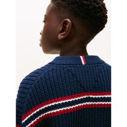 Tommy Hilfiger Jungen Strickpullover &raquo;HALF CARDIGAN C-NECK SWEATER&laquo; Kinder bis 16 Jahre bunt 86