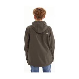 Killtec Jungen Softshelljacke &raquo;Boys Softshelljacke&laquo; Wasserabweisende Softshelljacke mit Kapuze, Fleece gr&uuml;n 164