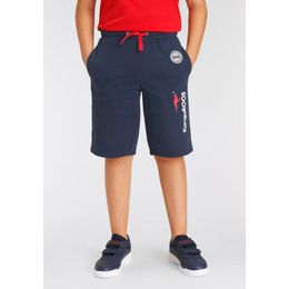 Kangaroos Herren Kangaroos Sweatshorts &raquo;, Basic Sweatbermudas mit Logo-Druck&laquo; Modische Drucke blau 176/182, N-Gr