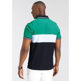 Delmao Herren DELMAO Poloshirt Kurzarm, Regular Fit, mit Colorblocking-Design bunt L (52/54)
