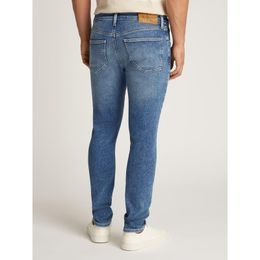 Calvin Klein Jeans Herren Stretch-Jeans &raquo;SKINNY&laquo; Coinpocket, Logostickerei blau 36, L&auml;nge 32