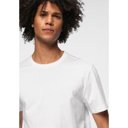 OTTO products Herren OTTO products T-Shirt &raquo;&raquo;GOTS zertifiziert &ndash; aus Bio-Baumwolle&laquo;&laquo; Kurzarm, Basic, aus Single Jersey, aus 100% Baumwolle wei&szlig; M (48/