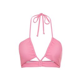 Lscn By Lascana Damen LSCN by LASCANA Bandeau-Bikini-Top &raquo;Gina&laquo; mit modischen Raffungen rosa 42, Cup A/B