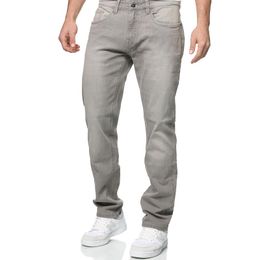 INDICODE Herren Regular-fit-Jeans &raquo;INTony&laquo; grau 28, L&auml;nge 34