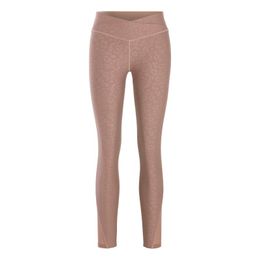 active by Lascana LASCANA ACTIVE Funktionsleggings Sportleggings mit V-förmigen Bündchen in Leo-Optik taupe XS (32/34) - N-Gr N-Gr XS (32/34) Performance Leggings...