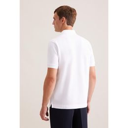 Seidensticker Herren Seidensticker Poloshirt &raquo;Regular&laquo; Polo Uni wei&szlig; M