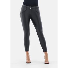 Freddy Damen 7/8-Hose &raquo;WRUP REGULAR SUPERSKINNY 7/8&laquo; mit Push up-Effekt, aus Lederimititat schwarz XL (42), N-Gr
