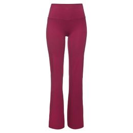 active by Lascana Lascana Active Damen LASCANA ACTIVE Jazzpants mit breitem B&uuml;ndchen lila 32/34, N-Gr