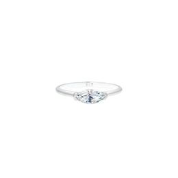Elli Damen Verlobungsring &raquo; Ring Bandring Marquise Kristalle 925 Silber&laquo; silber