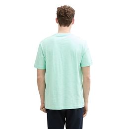Tom Tailor T-Shirt mit Front Print bright mint green XL XL T-Shirt von Tom Tailor