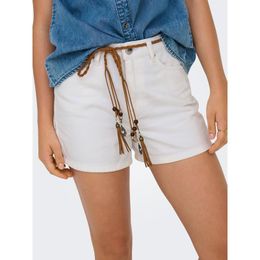 Only Damen Only Jeansshorts &raquo;ONLKELLY HW SHORTS DNM AZG017&laquo; wei&szlig; M (38), N-Gr