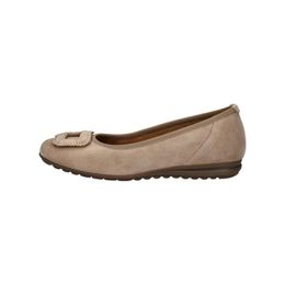 Gabor Comfort Damen Ballerina &raquo; Ballerinas Veloursleder&laquo; beige 40