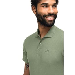 Maier Sports Damen Funktionsshirt &raquo;Ulrich&laquo; Herren Poloshirt, kurzarm Freizeit-Shirt mit Hemdkragen, Reg. Fit gr&uuml;n M