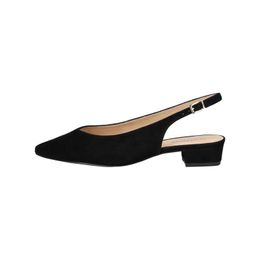 Peter Kaiser Damen Slingpumps &raquo; Pumps Veloursleder&laquo; schwarz 37,5