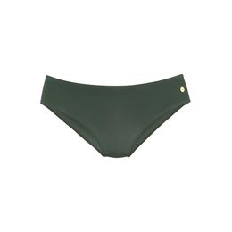 Lascana Damen Lascana Bikini-Hose &raquo;Omara&laquo; aus recycelten Material gr&uuml;n 38, N-Gr