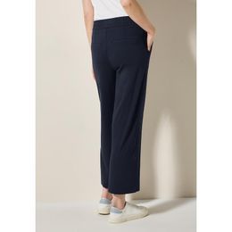 Cecil Damen Culotte &raquo;Style Neele&laquo; Sommerhose, weicher Viskosemix mit Stretchanteil blau L (42), L&auml;nge 26