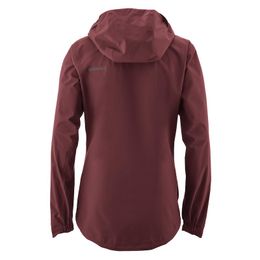 Gonso Damen Fahrradjacke &raquo;Save Jacket Trail W&laquo; Damen Regenjacke wind- und wasserdicht, Radjacke mit Kapuze rot 38