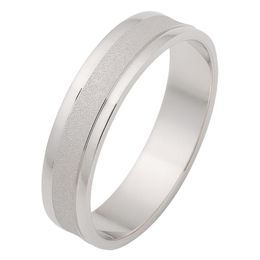 Firetti Unisex Trauring &raquo;Schmuck Geschenk Hochzeit Ehering Trauring "LIEBE"&laquo; Made in Germany - wahlweise mit oder ohne Zirkonia (synth.) silber