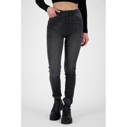 alife and kickin Alife & Kickin Damen Mom-Jeans &raquo;Damen LeonoraAK DNM Q&laquo; schwarz XS, Normalgr&ouml;&szlig;en