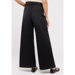 Angels Damen Angels Relax-fit-Jeans &raquo;LIVA BELT&laquo; mit sehr weitem Bein und G&uuml;rtel grau 42, L&auml;nge 34