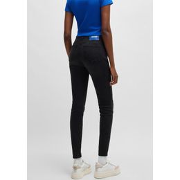 Hugo Blue Damen HUGO Blue Skinny-fit-Jeans &raquo;Malu&laquo; Skinny Fit mit mittlerer Leibh&ouml;he schwarz 29, L&auml;nge 32