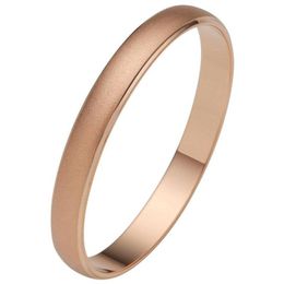 Firetti Unisex Trauring &raquo;Schmuck Geschenk Gold 375 Hochzeit Ehering "LIEBE"&laquo; Made in Germany, wahlweise mit oder ohne Brillant rosa