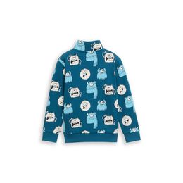 Tom Tailor Jungen Tom Tailor Sweatjacke mit Allover-Monster-Print, f&uuml;r Kids 104/110
