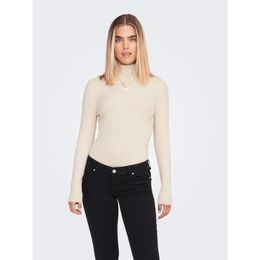Only Damen Only Rollkragenpullover &raquo;ONLKAROL L/S ROLLNECK PULLOVER KNT NOOS&laquo; beige XL