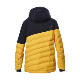 Killtec Jungen Skijacke &raquo;KSW 172 BYS SKI QLTD JCKT&laquo; Wasserabweisende, atmungsaktive Winterjacke im Colourblock-Design gelb 128