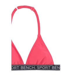 Bench. M&auml;dchen Triangel-Bikini &raquo;Yva Kids&laquo; in sportlichem Design und Farben pink 122/128, N-Gr