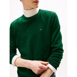 Tommy Hilfiger Herren &raquo;ESSENTIAL COTTON CREW NECK&laquo; 100% Baumwolle Crewneck Regular Fit Premium Mode gr&uuml;n 3XL